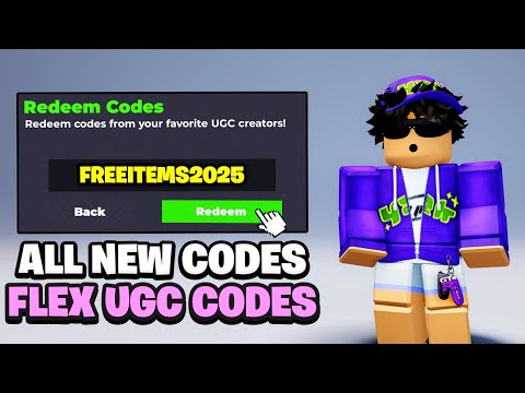 NEW! ALL ACTIVE WORKING CODES FOR FLEX UGC IN MAY 2025 - Roblox Flex UGC Codes 2025