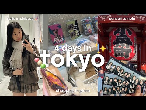japan vlog ๐ฏ๐ต sensoji temple, ginza + akihabara, nails in shibuya & eating our way thru japan