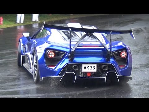 Zenvo TSR-S Twin-Supercharged V-8 Engine Exhaust Sound Video