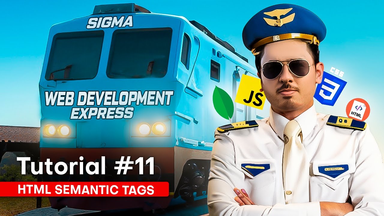Semantic Tags  in HTML | Sigma Web Development Course - Tutorial #11