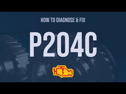 How to Diagnose and Fix P204C Engine Code - OBD II Trouble Code Explain