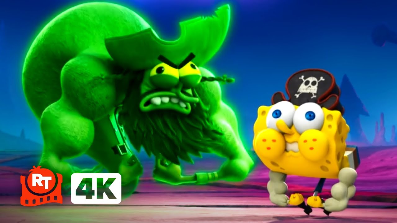 The SpongeBob Movie: Search for SquarePants (2025) 4K - Hilarious! Spongebob Fights Monsters (8/12)
