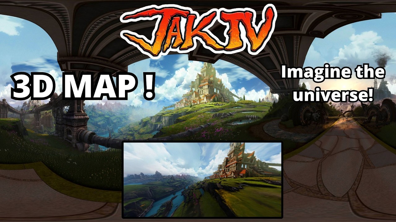 Jak 4 / 3d maps #mod #jakanddaxter #mods #Jak4