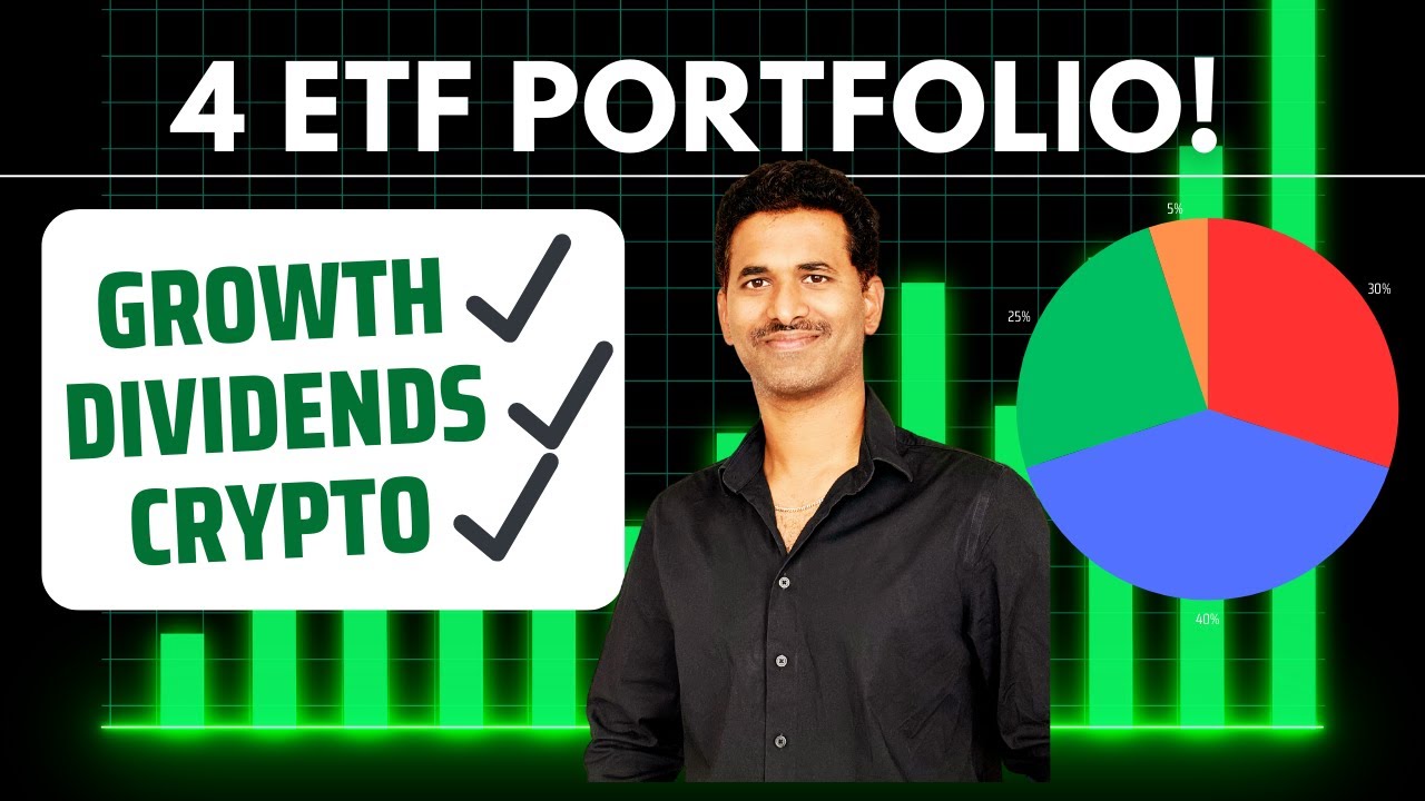 These 4 ETFs Are All You Need for Growth, Dividends, and Crypto! | My Long Term Portfolio