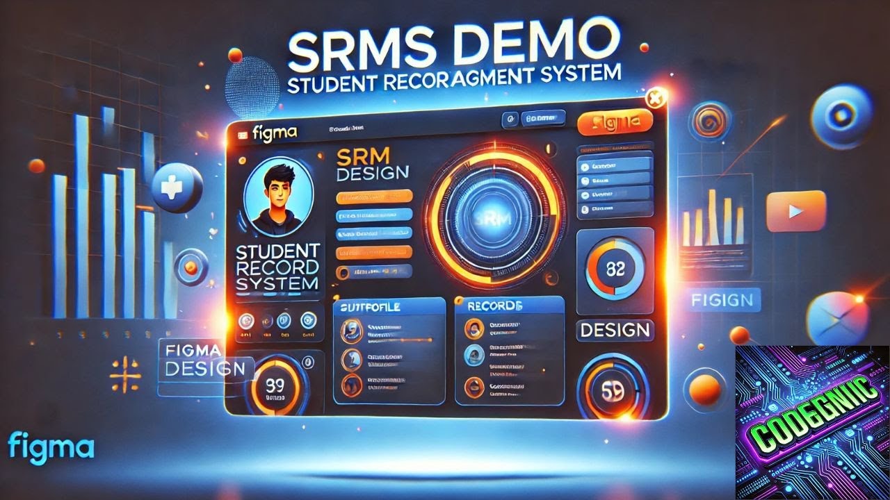 Figma Design of Student Record Management System