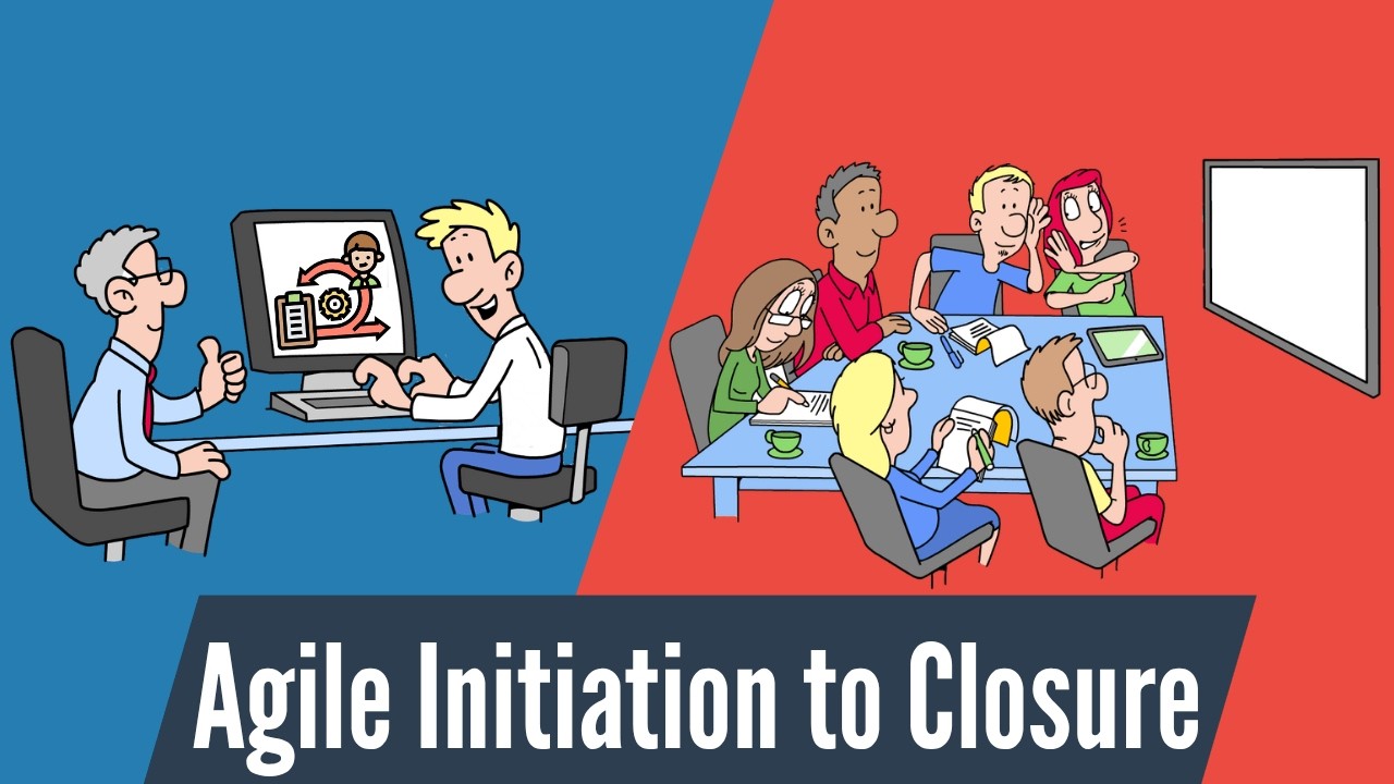 How an Agile Project Flows from Initiation to Closure | Agile vs Predictive