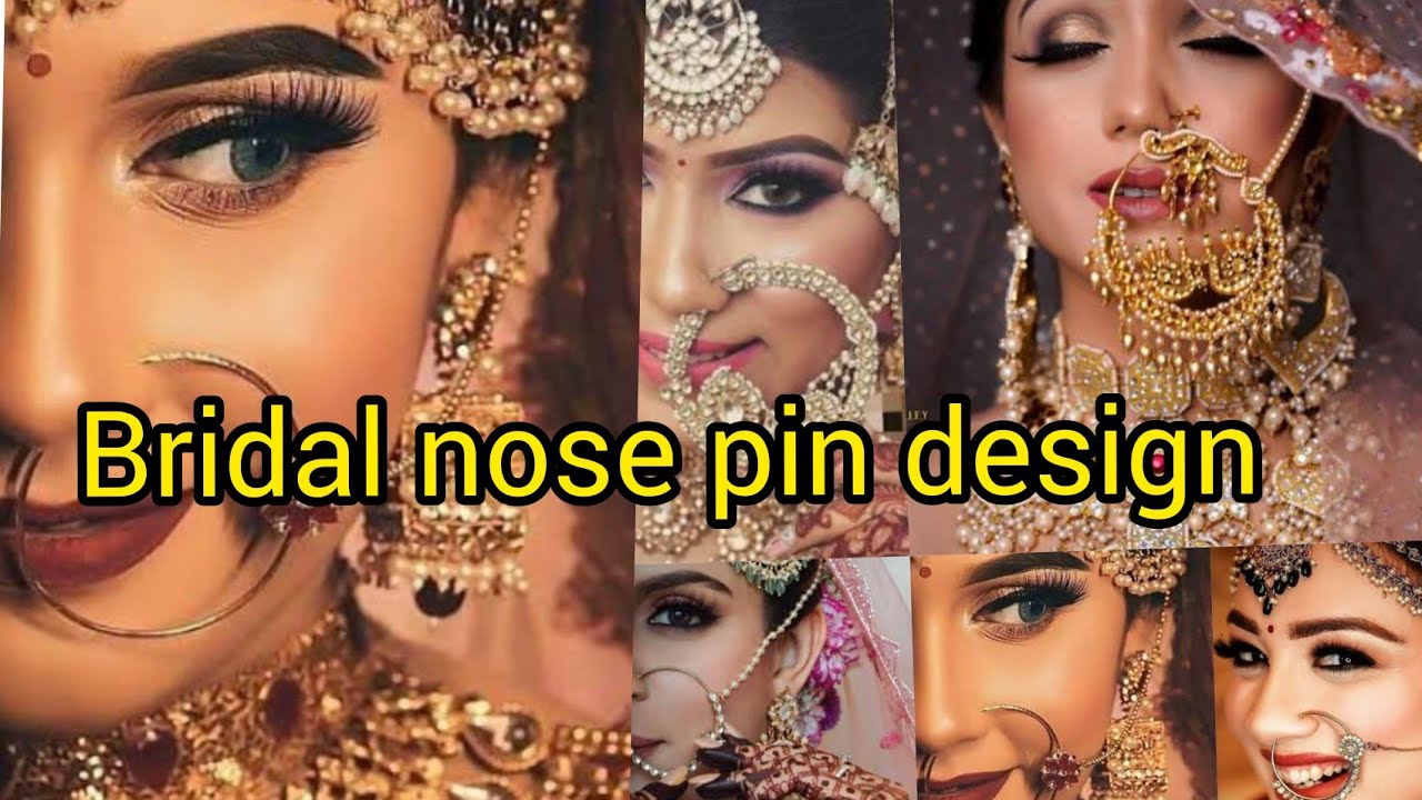 Nose pin design for  brides who look more beautiful in nose pin complete lifestyle