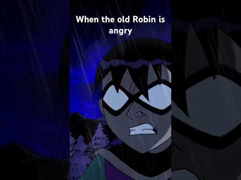 When the old school Robin is angry😡