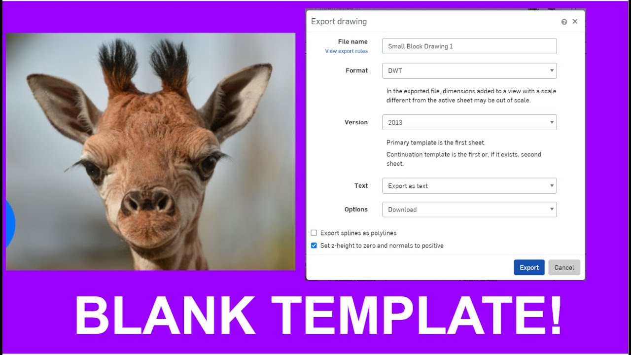 How to Make a Blank Onshape Drawing Template