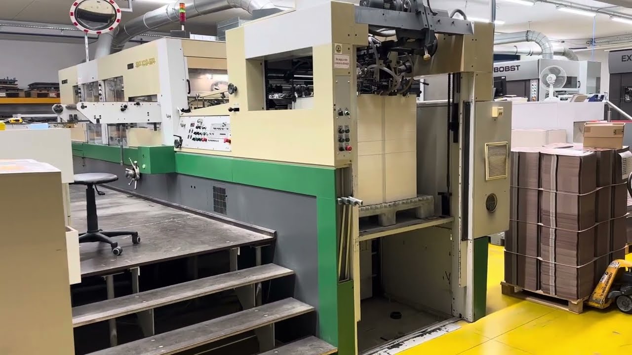 Automatic Die Cutting Machine Bobst SP 103 ER (1995)