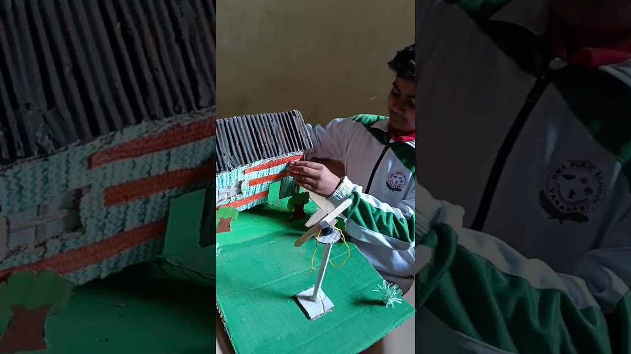 DIY# learning by doing😍 #windmills#model #biopedia