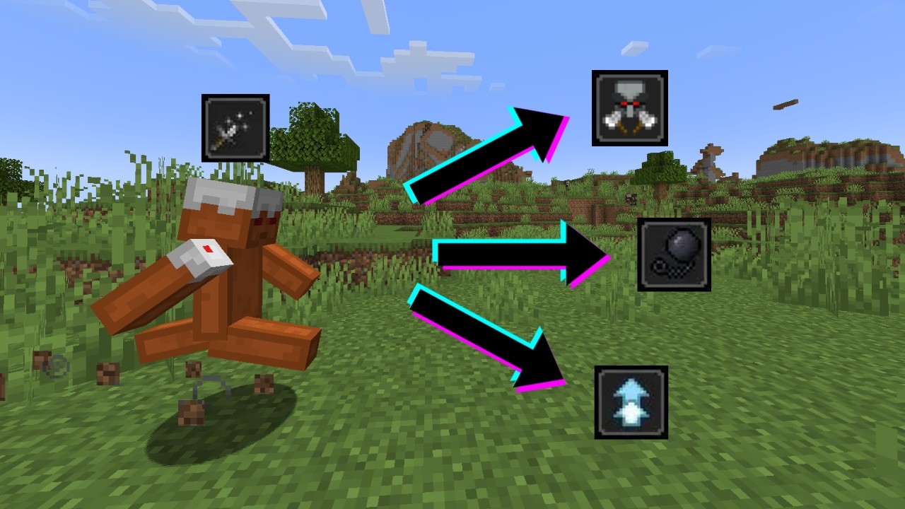 Minecraft but RANDOM EFFECTS are applied EVERY MINUTE