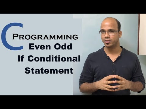 Learn C Programming Tutorial part 6 Even Odd If Conditional Statement ...