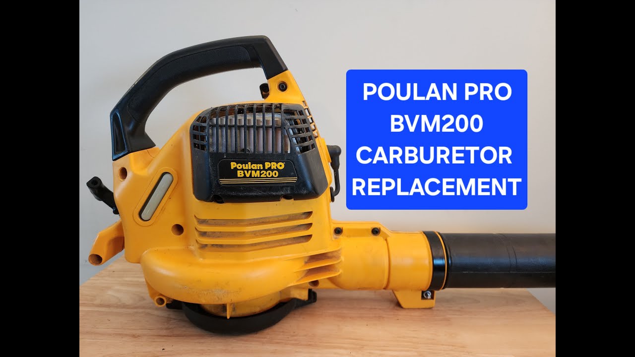Poulan Pro BVM200 Carburetor Replacement