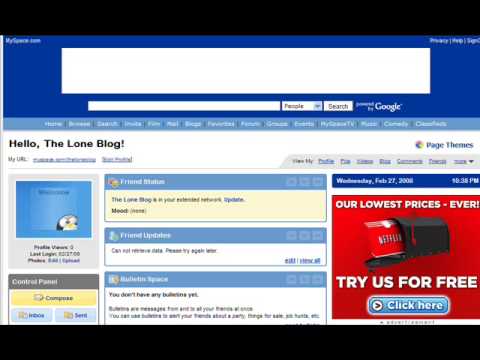 MySpace How To | Blogs and Social Networks