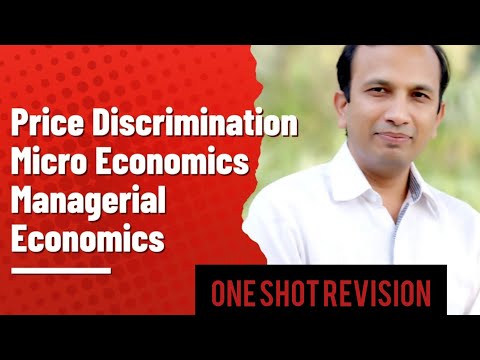 Price Discrimination || Discriminating Market || Price Discrimination in hindi ||