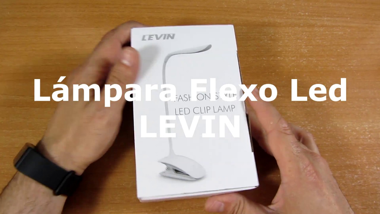 Lámpara Escritorio Flexo Led con bateria recargable