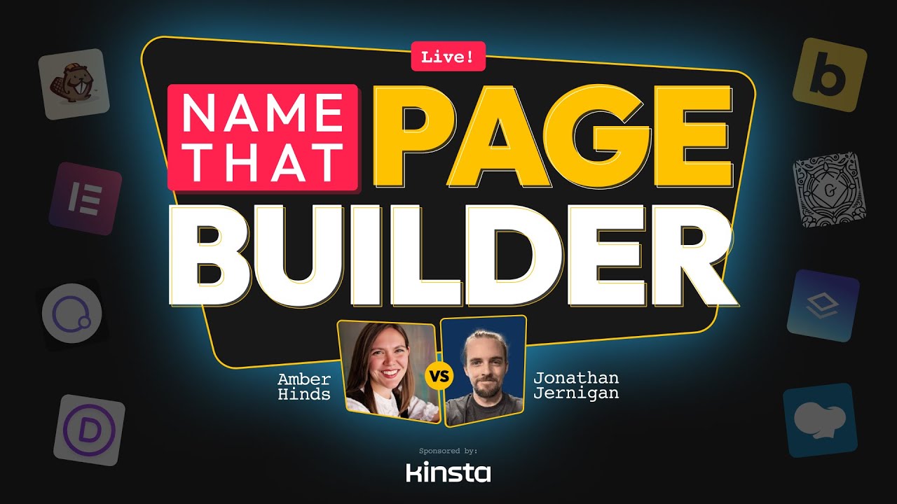Name That Page Builder! A one-of-a-kind WordPress trivia show w/ Jonathan Jernigan & Amber Hinds