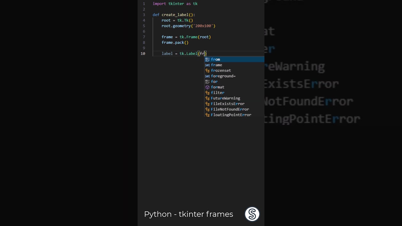 ASMR Programming - Tkinter Labels 2 - Python #asmr #python   #tkintertutorial #codigo #programar