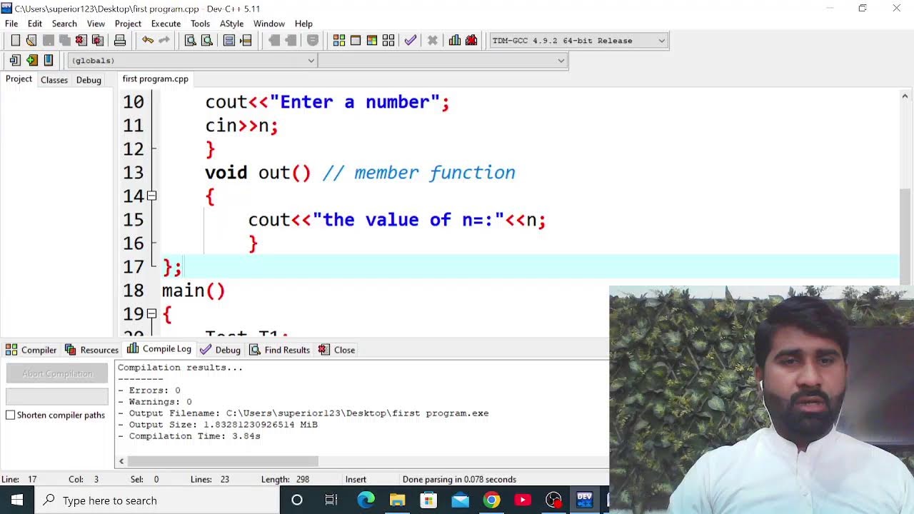 Learn OOP in C++ – Lecture 1 | Basics, Concepts, Overview | Object Oriented Programming (OOP) in C++