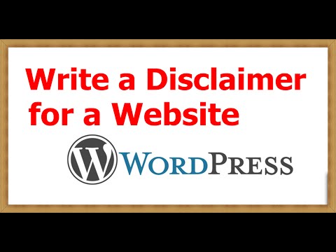 How to write a disclaimers – ybodesoto