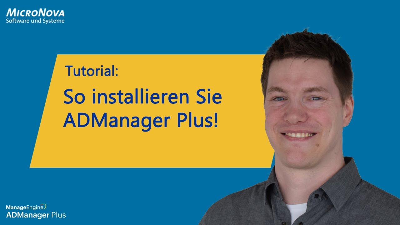 So installieren Sie ADManager Plus- Tutorial