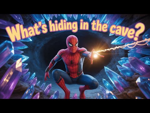 Spider-Man and the Crystal Cave Mystery 🕷️💎🏞️ | Spider-Man Story for Kids