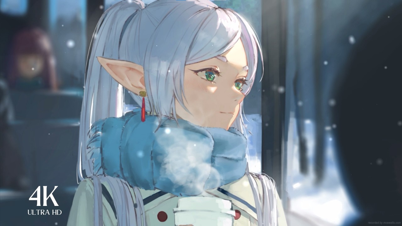 Frieren Winter 4K Live Wallpaper | Sousou no Frieren