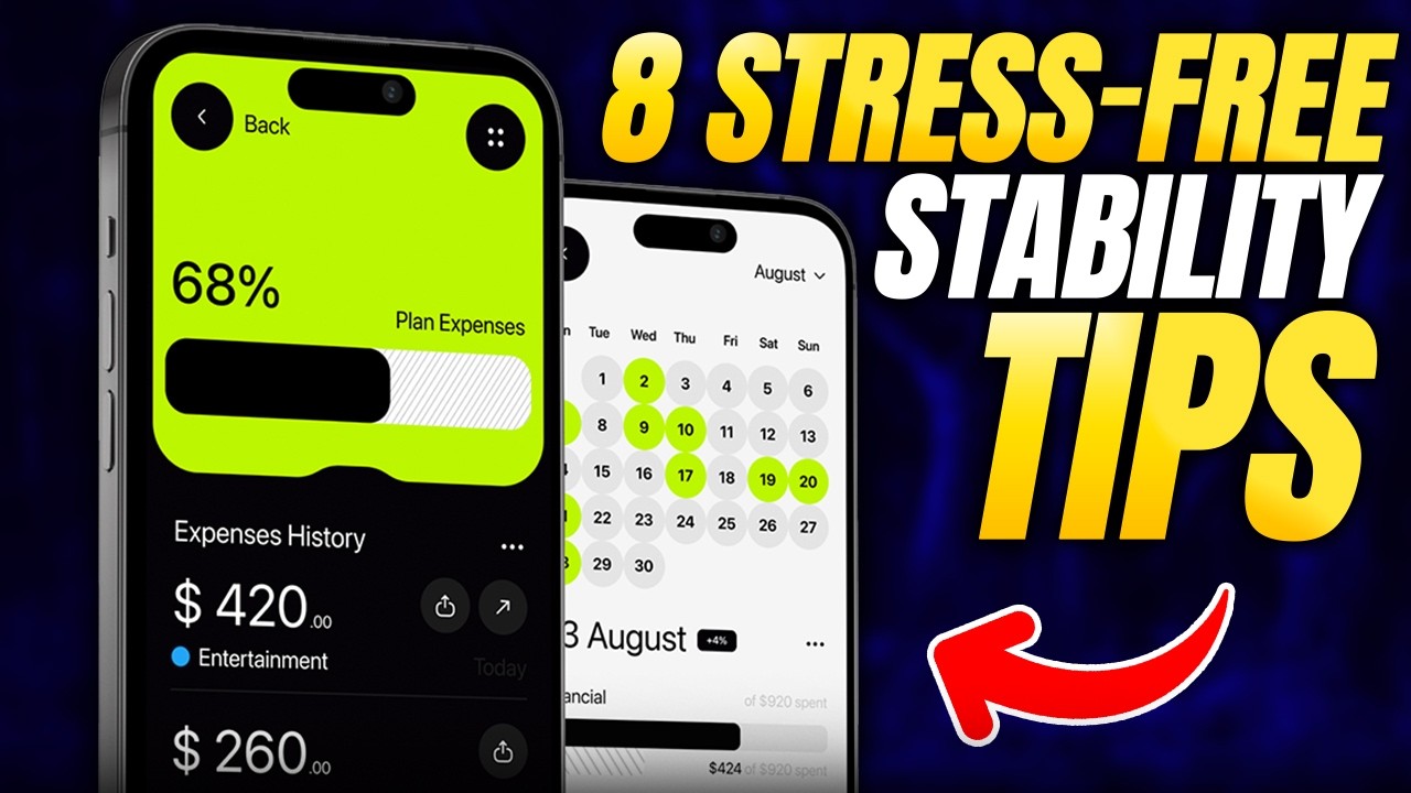 Top 8 Ways to Build Financial Stability Without Stress Today