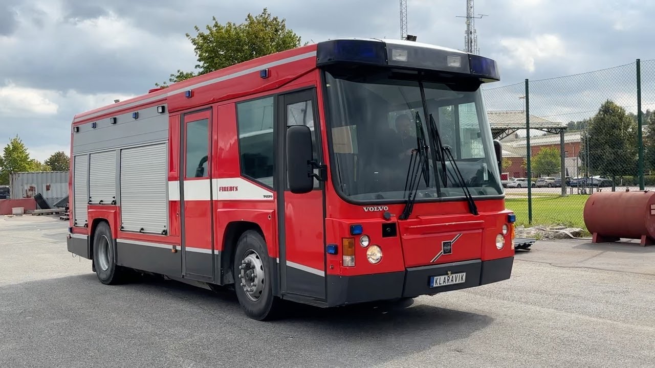 Brandbil Volvo B10 M, Örebro, Klaravik auktioner