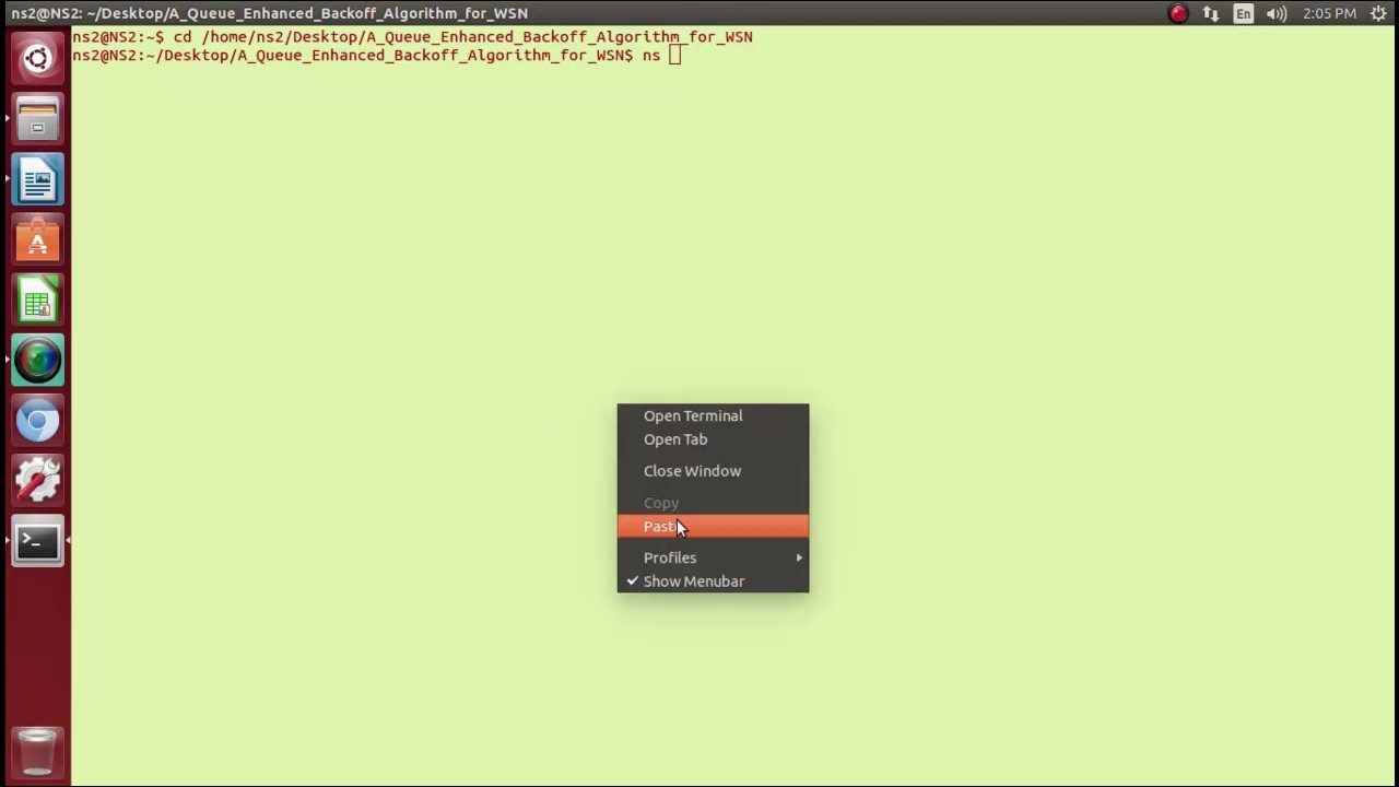 Queue Enhanced Backoff Algorithm Wireless Sensor Network simulator projects