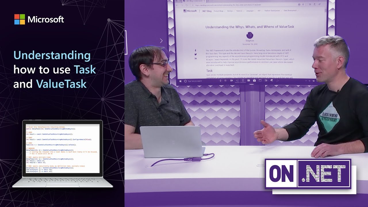 Understanding how to use Task and ValueTask