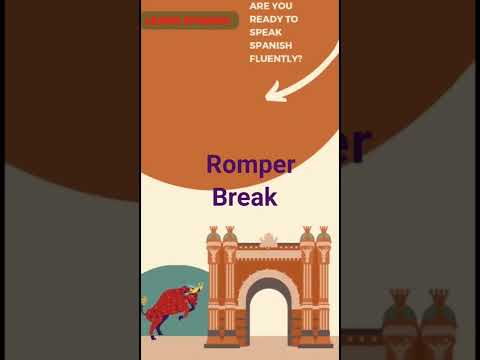 Break in Spanish language vocabulary #learnspanish #aprenderespañol #dailyspanish