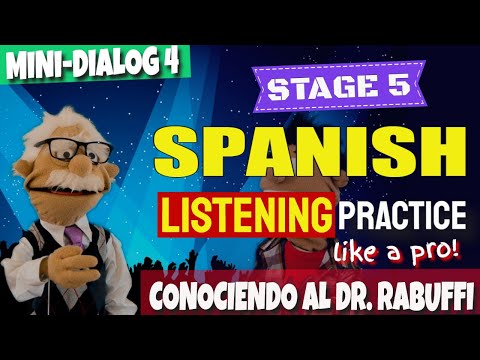 MINI-DIALOG #4| STAGE 5: Vocabulary Matters (Part 3) | SPANISH LISTENING COMPREHENSION PRACTICE