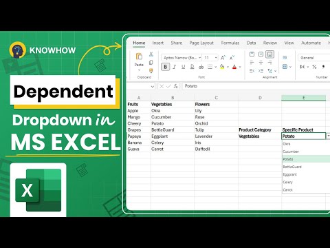 How to Create a Dependent Drop-Down List in Excel - KnowHowAcademy How to Create a Dependent ...