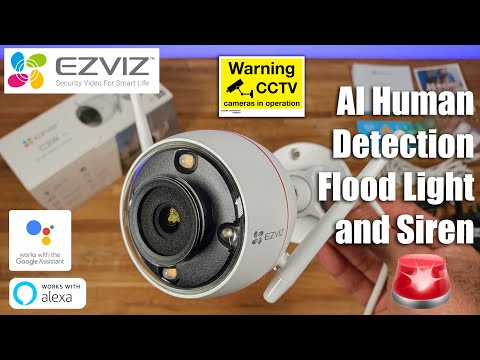 EZVIZ C3W Pro Outdoor 4MP Smart Outdoor Camera | AI Human Detection Floodlight & Insanely Loud Siren