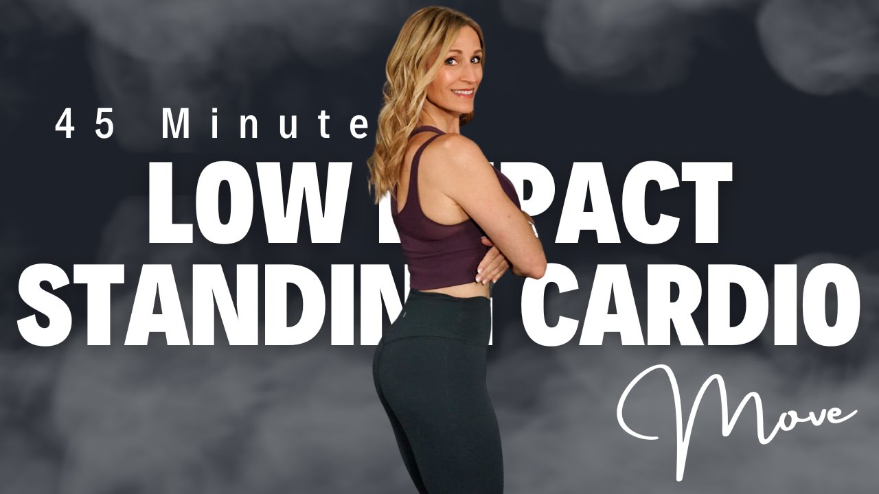 45 Minute Low Impact Cardio HIIT All Standing | 3 Repeater!