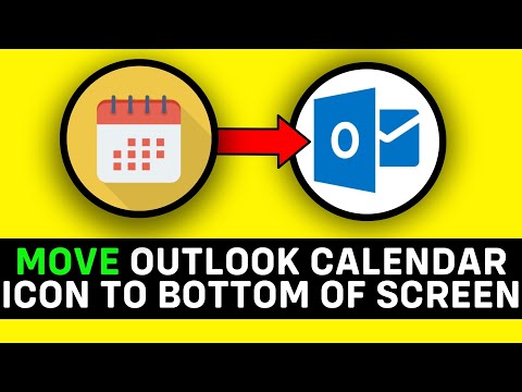 UPDATED 2025! How to Move Outlook Calendar Icon to Bottom of Screen