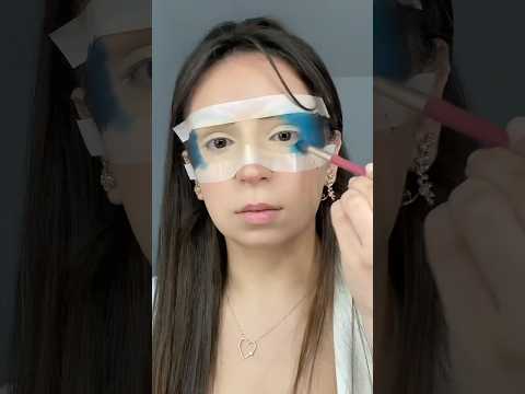 β¨trying the tape makeup trend β¨π #makeuptips #makeuphacks