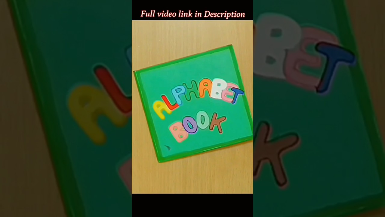 DIY/Handmade Alphabet Book Tutorial