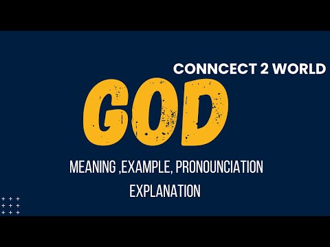 What Does god   Means || Meanings And Definitions With god    in ENGLISH