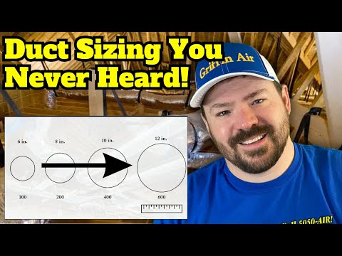 Duct Sizing Explained - Why Ducts are undersized sometimes