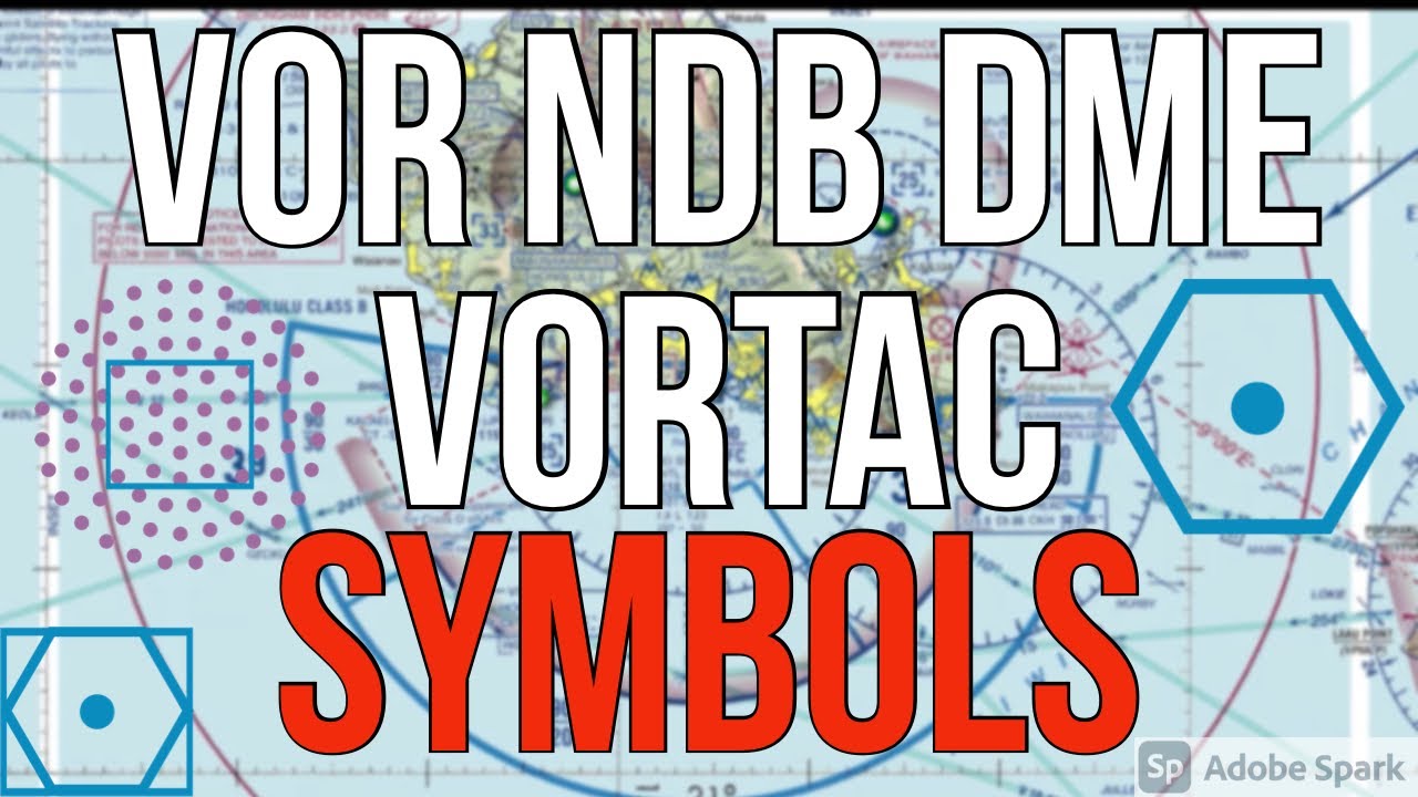 NAVAID SYMBOLS and ABREVIATIONS Meaning | Learn the symbols for VOR, NDB, DME, VORTAC