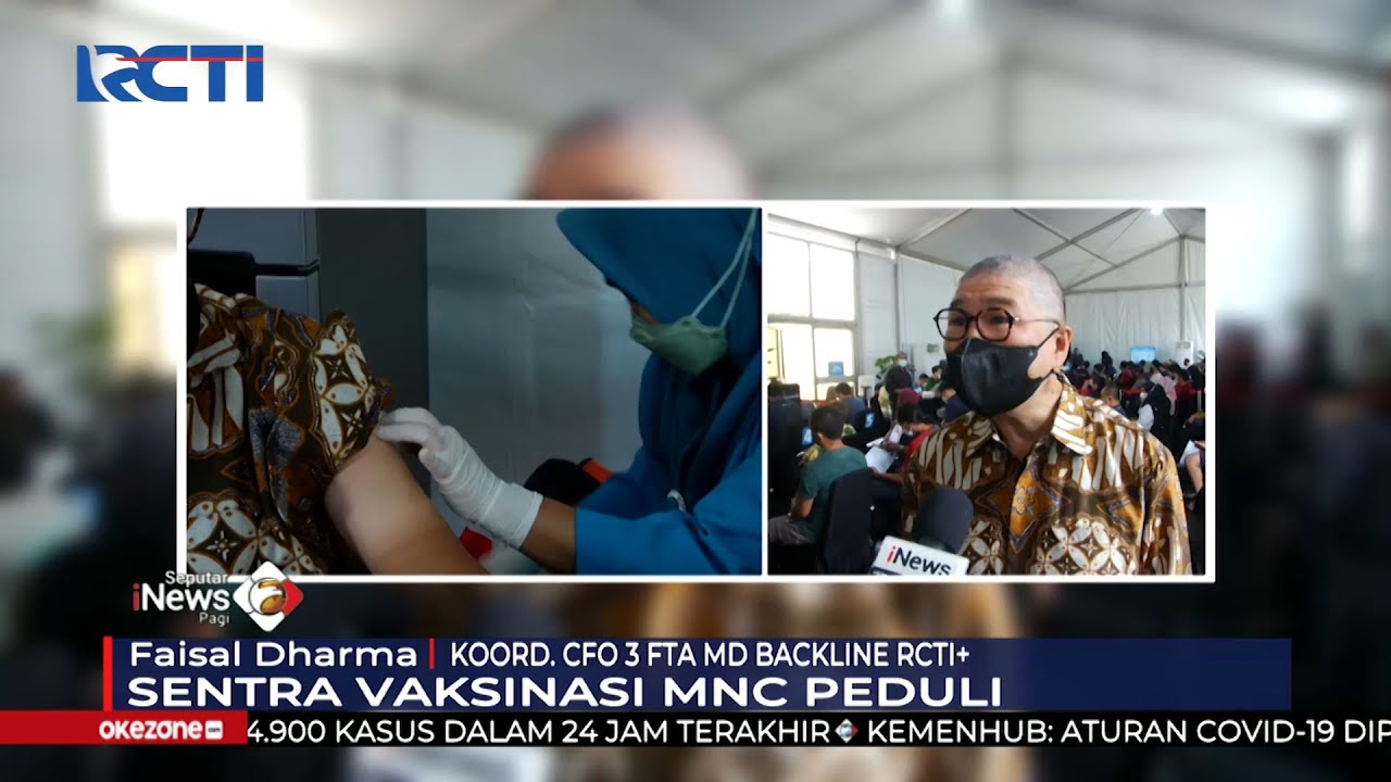 MNC Peduli Gelar Sentra Vaksinasi Booster di Jakarta #SeputariNewsPagi 13/03