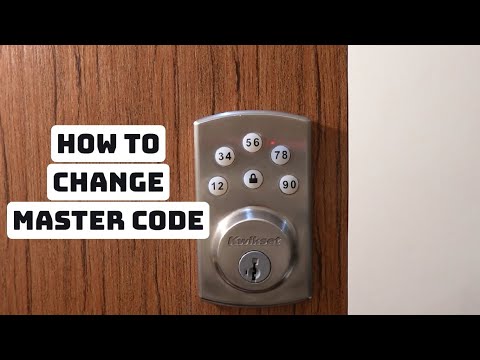 How to Change the Master Code on Kwikset 907 Door Lock