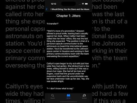 Reader app demo #ao3 #fanfiction #ios