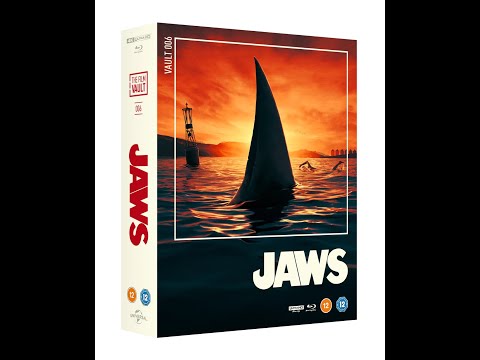 JAWS 4K Blu-ray 4K Ultra HD + Blu-ray The Film Vault Rated BBFC: 12 | Sep 04, 2023