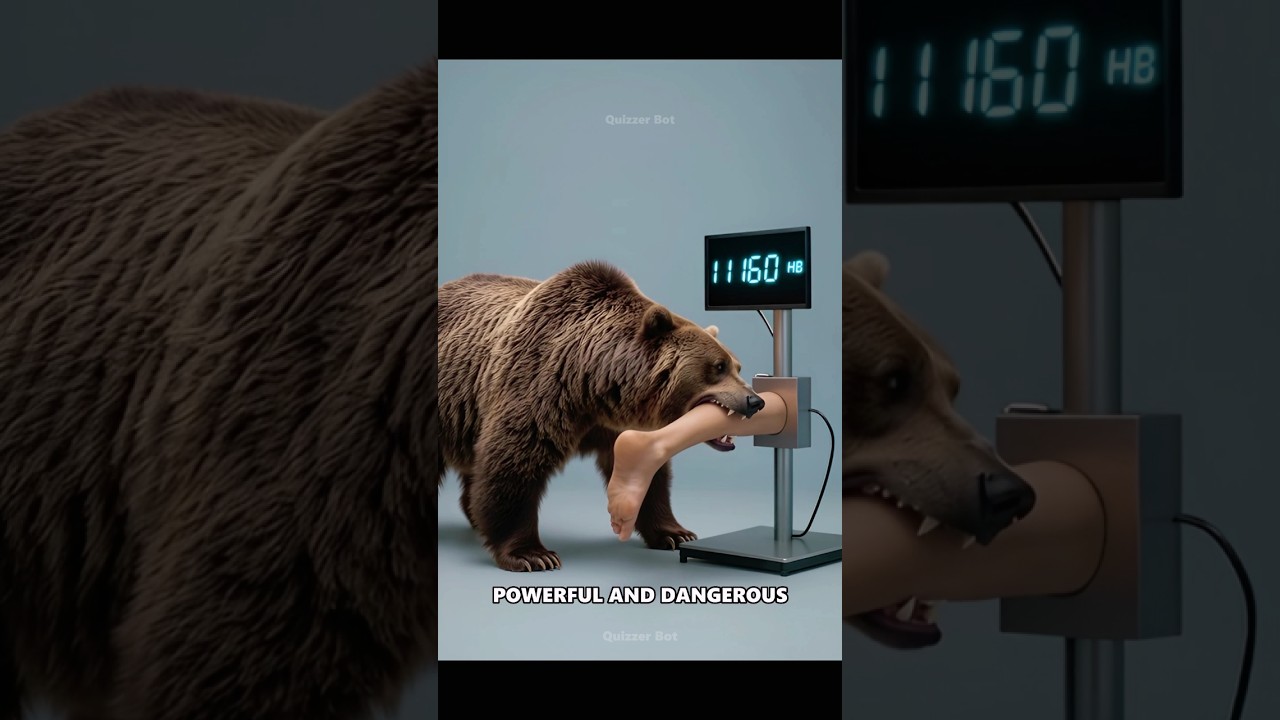 Bite Force Experiment - Animal Bite Force vs. Leg #shorts