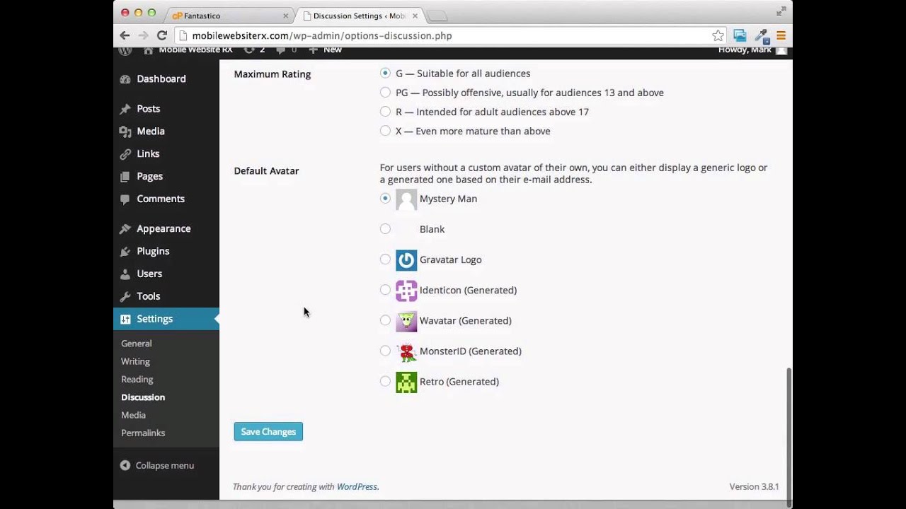 3 Configuring Wordpress