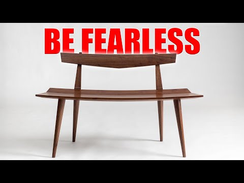 Advice for aspiring woodworkers? Be fearless.